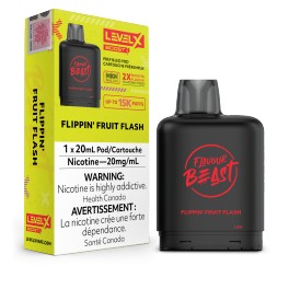 Flippin Fruit Flash - Level X Boost Flavour Beast Pod - 25000 - 20mL ...