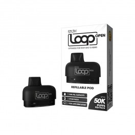Refillable - STLTH Loop Open Pod - 25,000 puffs - 3mL - 2pcs - Sir Vape ...